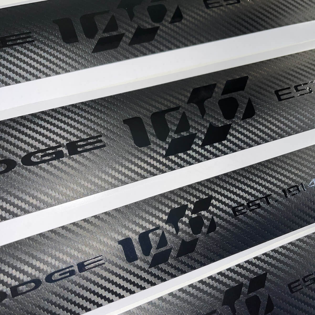 4x Dodge Challenger 100th Anniversary Door Sill Vinyl Decal Stickers ...