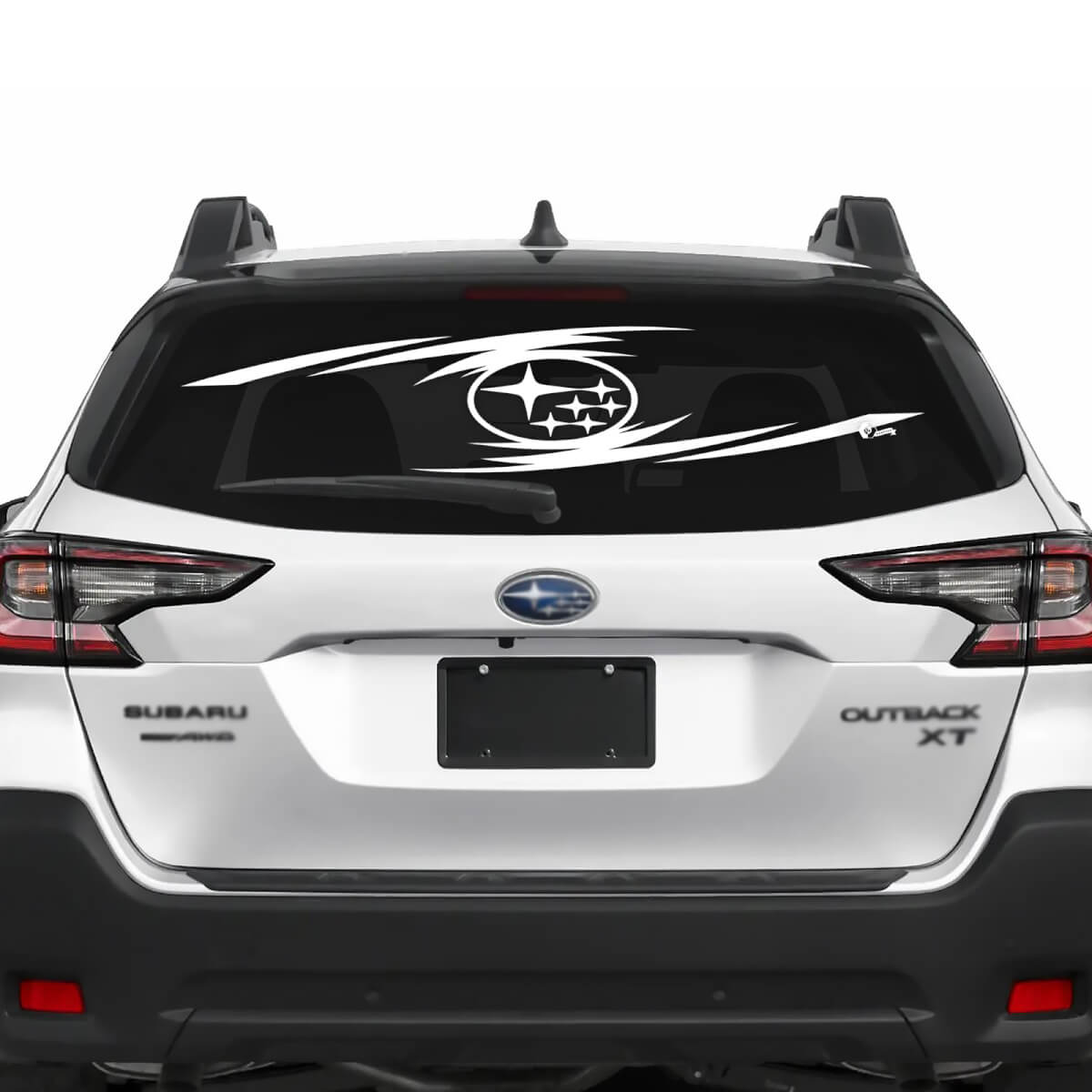 Subaru Outback Rear Window Wings Vinyl Sticker Decal Graphic