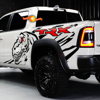 Pair Dodge Ram Rebel 2022+ 1500 TRX Bed Dinosaurs T-Rex New Truck TRX ...