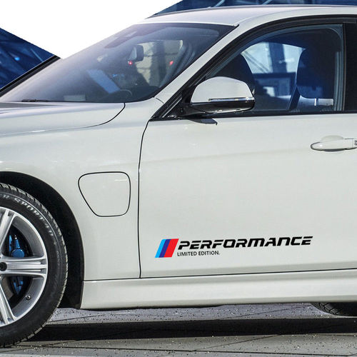 BMW m performance new SIDE vinyl decals stickers