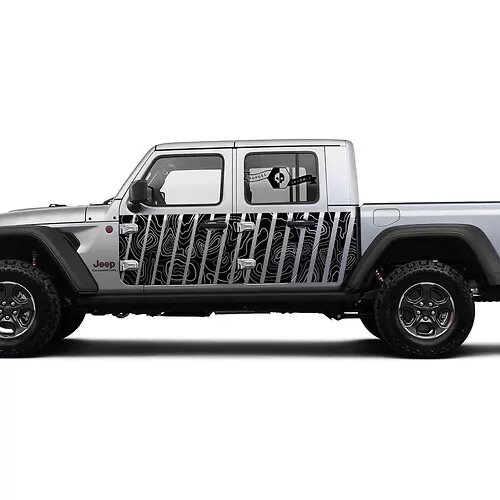Jeep CJ7 - Black- Vinyl Decal Sticker Off Road CJ 7 Trails Rock ...