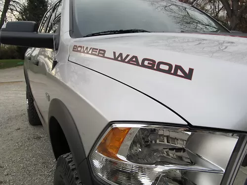 2 POWER WAGON TRUCK Vinyl Decals Stickers