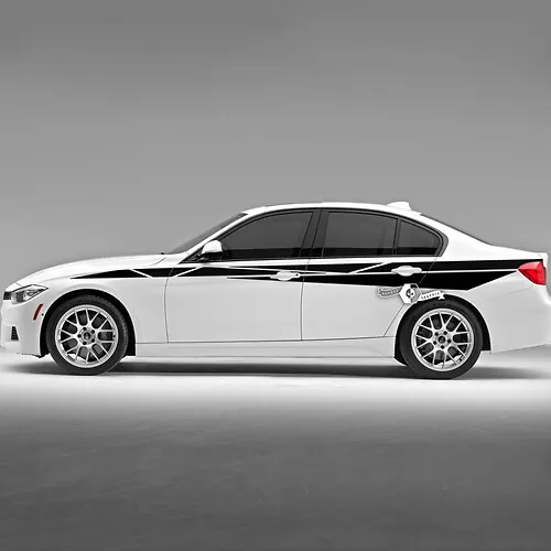 Full kit BMW M2 Competition F87 M Performance Stripes vinyl decal sticker