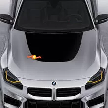 2023 BMW M2 G87 M Performance Parts Hood Wrap Decal vinyl sticker