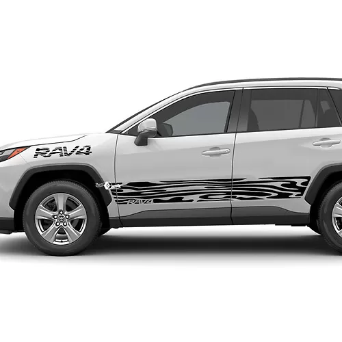 Side Abstract Vinyl Decal Graphic Sticker fit to Toyota RAV4