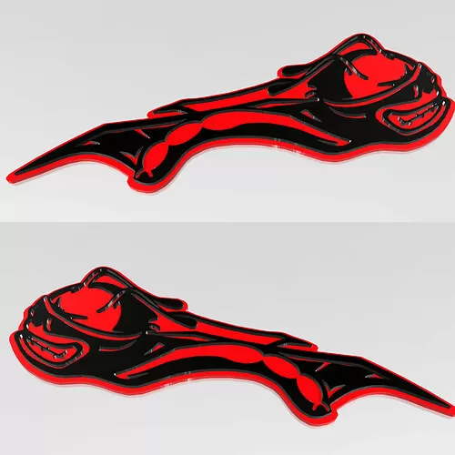 TEQ 3D Badge – Custom Fender Badges Emblem for Toyota