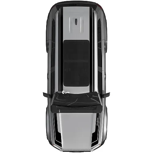 Toyota Land Cruiser Prado Hood & Roof Dual Stripes Decals
