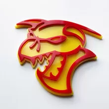 Hellcat Demon 3D Badge Fender Badges Emblem