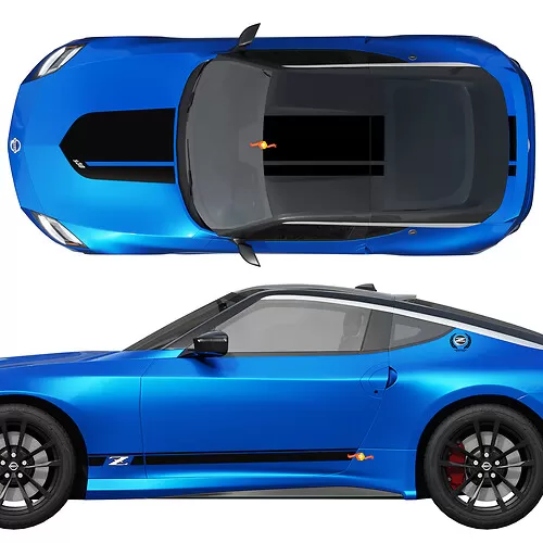Nissan Nismo Z Heritage Edition Hood Side Sticker Decal Vinyl Graphic Kit