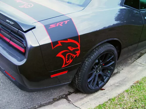 Dodge Challenger Charger SRT Hellcat Stripe Hell Cat Vinyl Decal ...