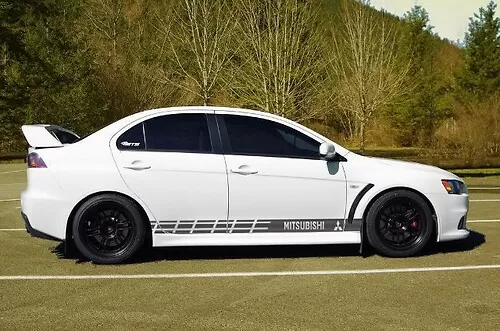 Front Windshield Banner Decal Car Stickers for Mitsubishi SPORTS Emblems